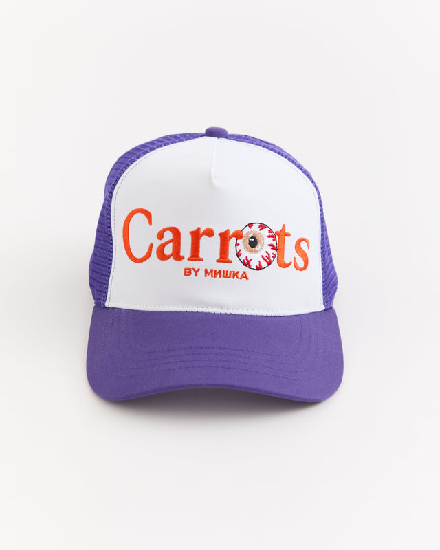 Mishka Carrots Trucker Hat - Purple – Reason Clothing
